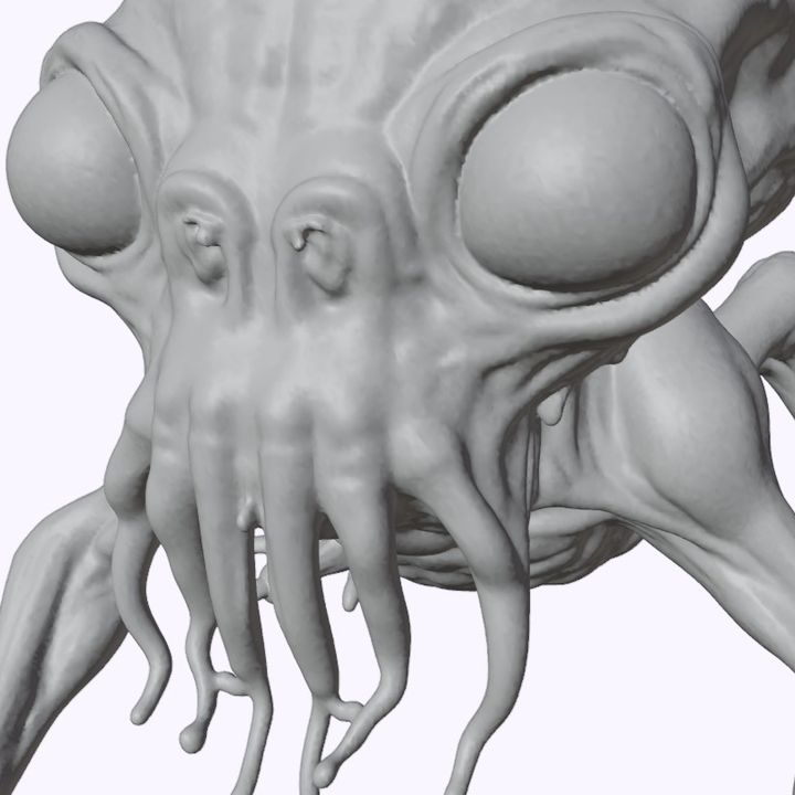 3D Printable Deep Crawler Alien by Fantasy Figures